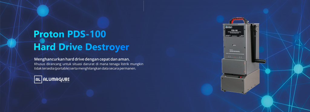 Proton PDS-100 Hard Drive Destroyer - Alumagubi Indonesia